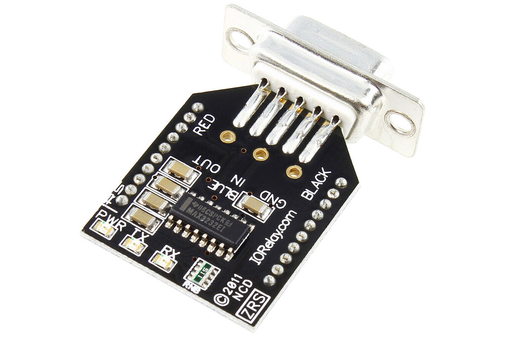 Pinout for MAX3232 RS232 module - Products - NCD.io Community