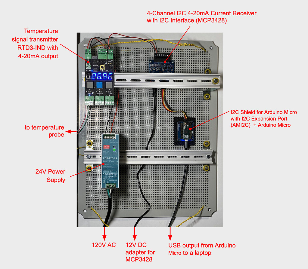 Problem with 4-Channel 4-20 mA current Receiver with I2C not connecting ...